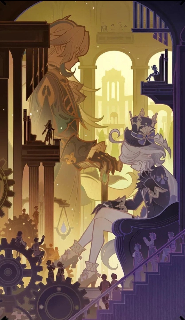 Neuvillete and Furina relation in TCG card Genshin Impact | HoYoLAB