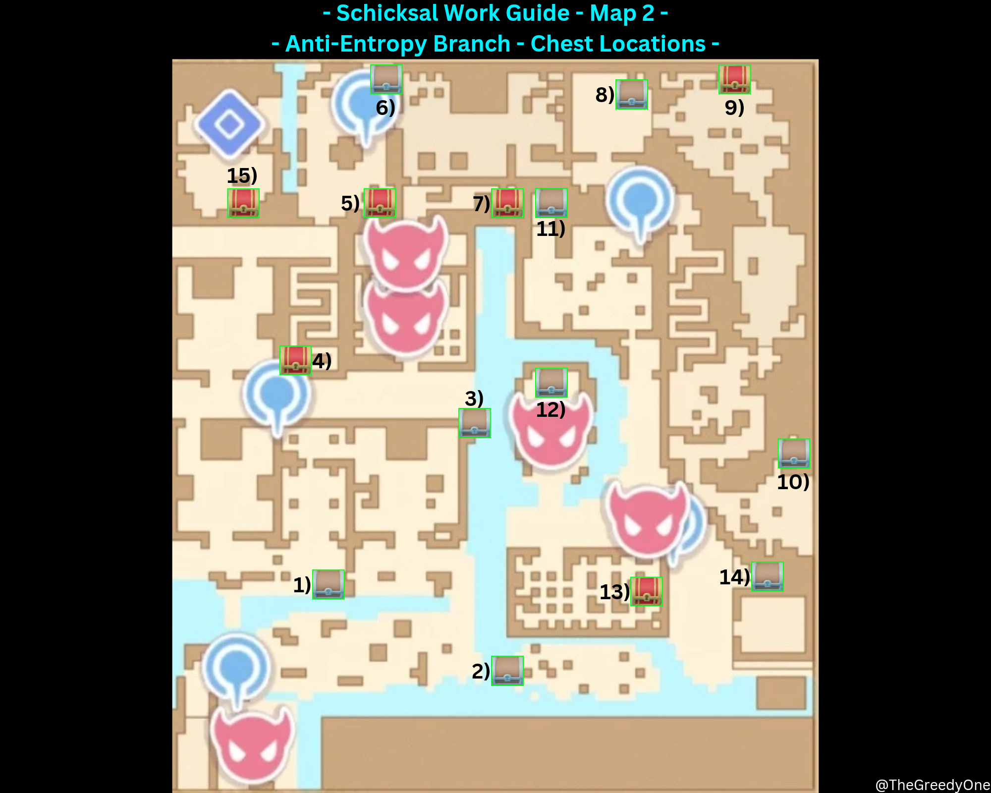 [HI3rd v7.6 Beta] Shicksal Work Guide, Treasure Chest Location (2/3 ...