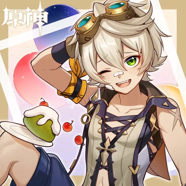 Winking Bennett Card Genshin Impact | HoYoLAB