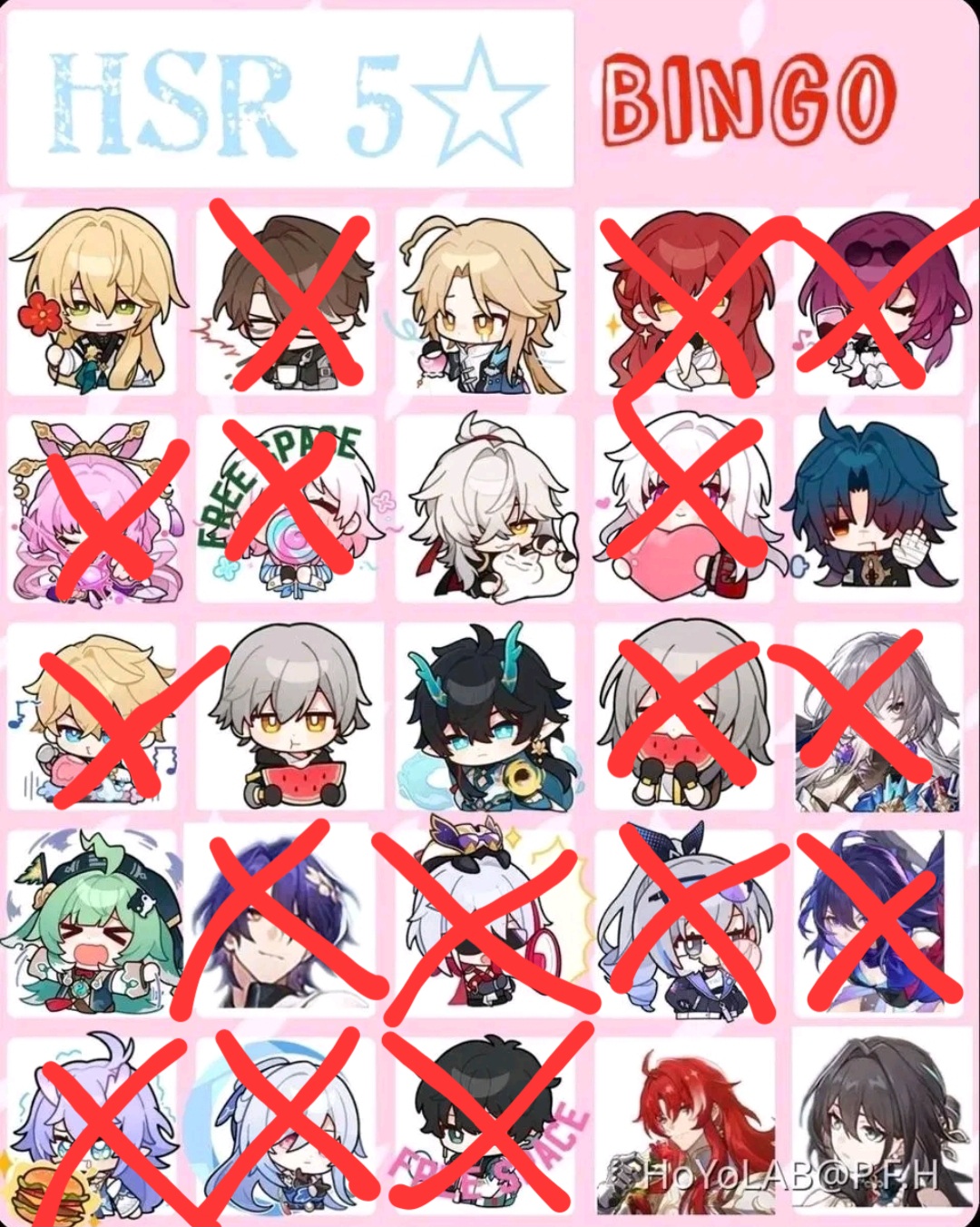 5 star bingo! Honkai: Star Rail | HoYoLAB