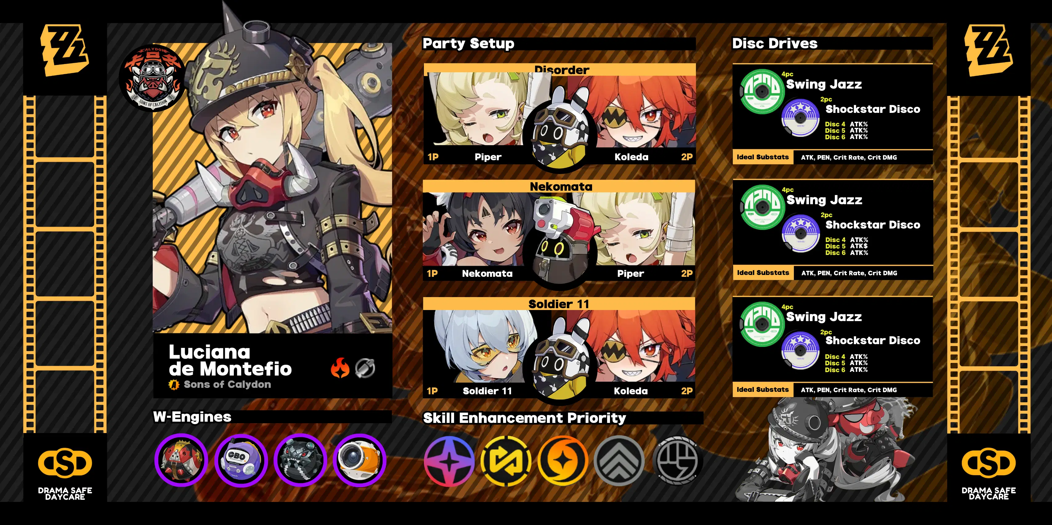 Luciana de Montefio [v1.0 Build Guide] Zenless Zone Zero | HoYoLAB