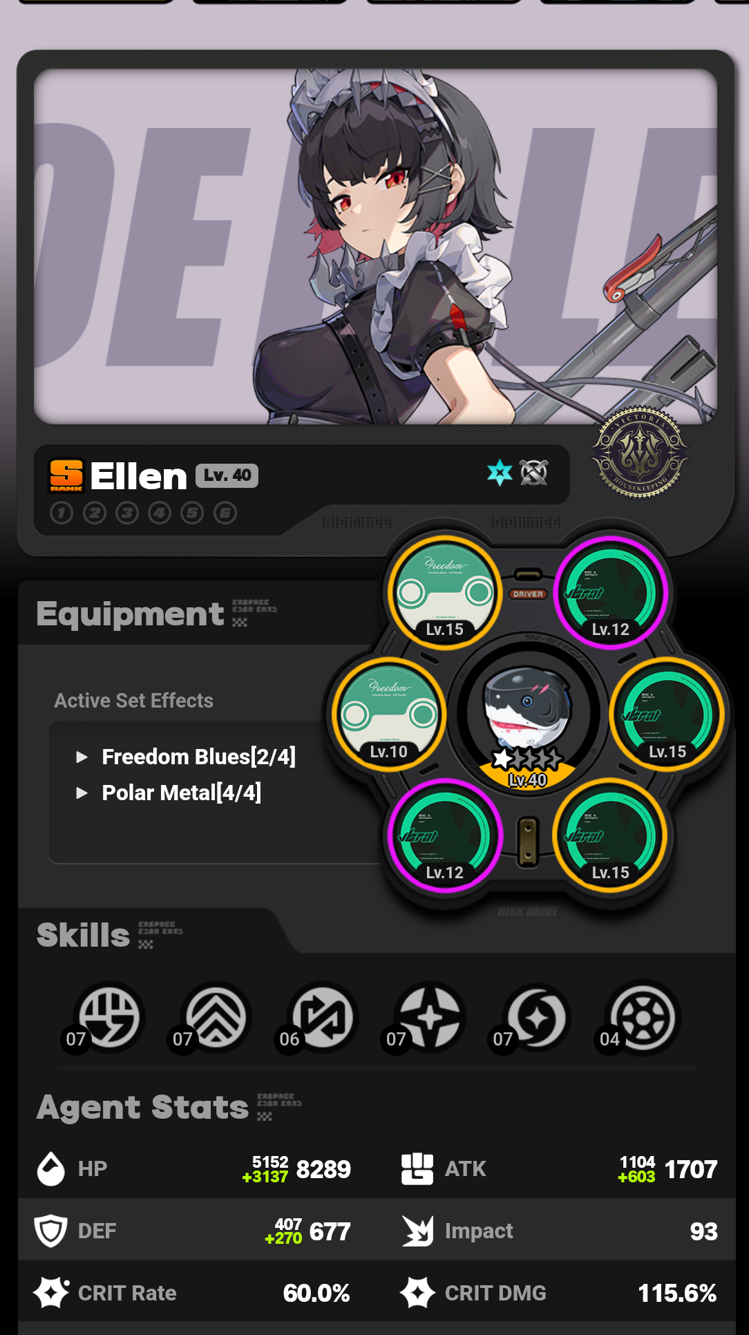 MY WIP ELLEN BUILD 🗣️🗣️💯💯 Zenless Zone Zero | HoYoLAB