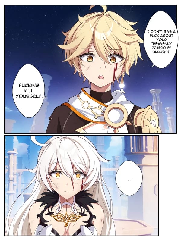 aether x unknown god Genshin Impact | HoYoLAB