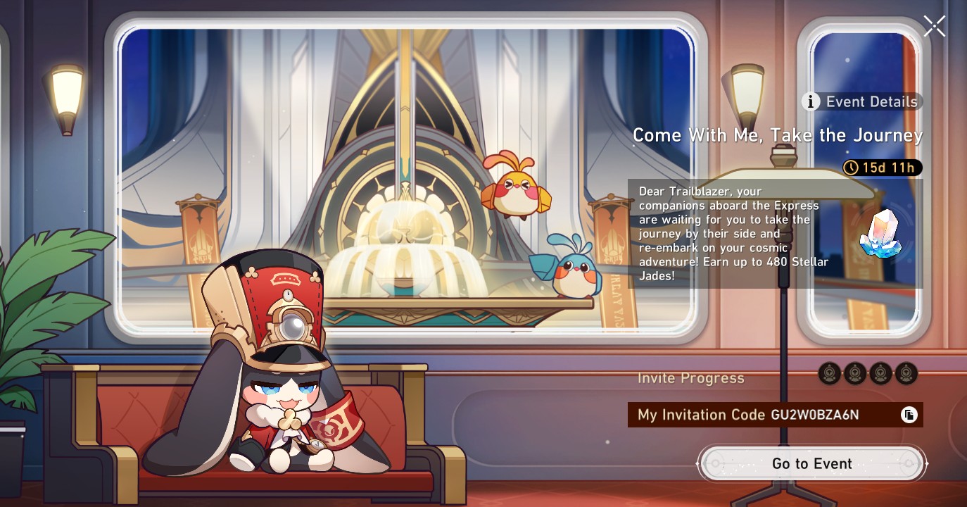 Invitation to join HSR again! Honkai: Star Rail | HoYoLAB