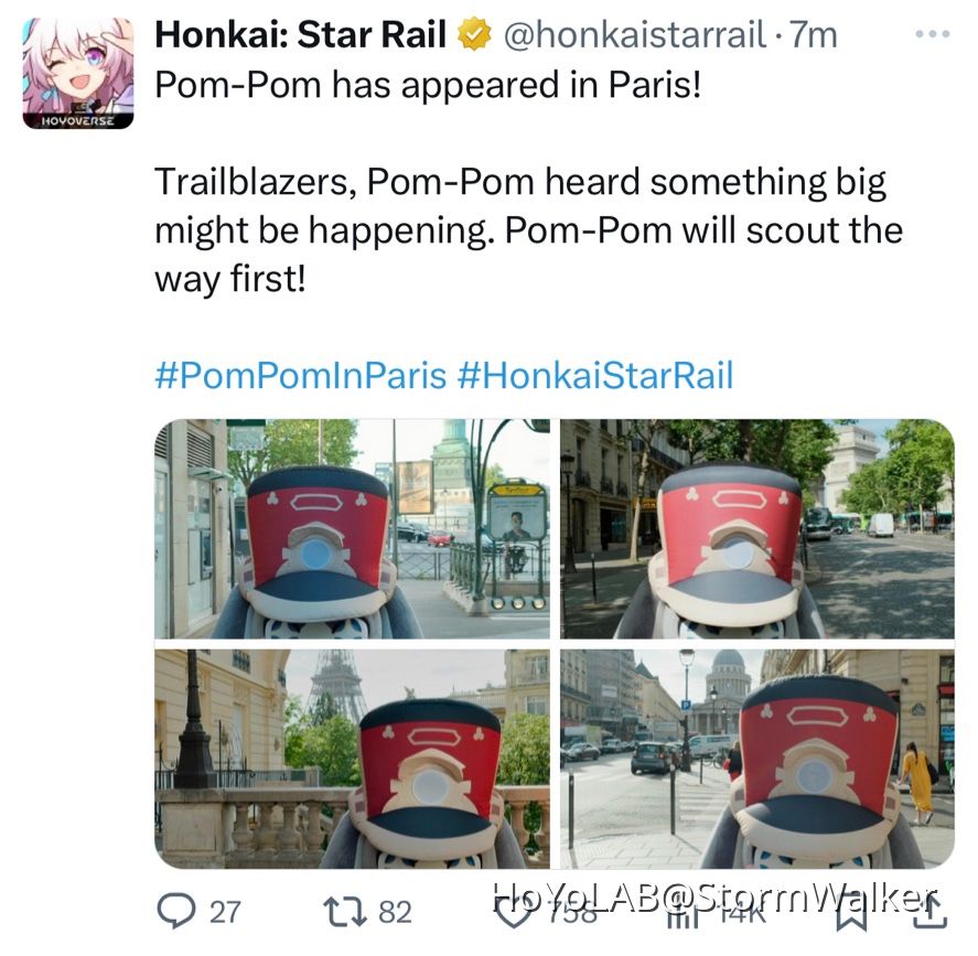 Forget that one song about guys in paris,WE GOT POM POM IN PARIS ...