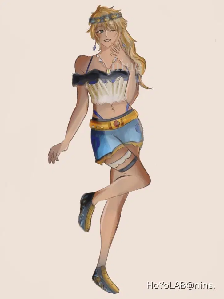 Navia summer skin! Genshin Impact | HoYoLAB