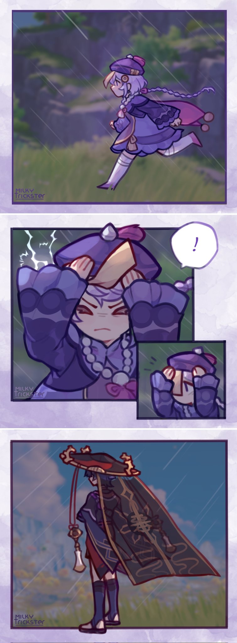 Mini Comic Of Scara And Qiqi 💞💞💞 Genshin Impact Hoyolab