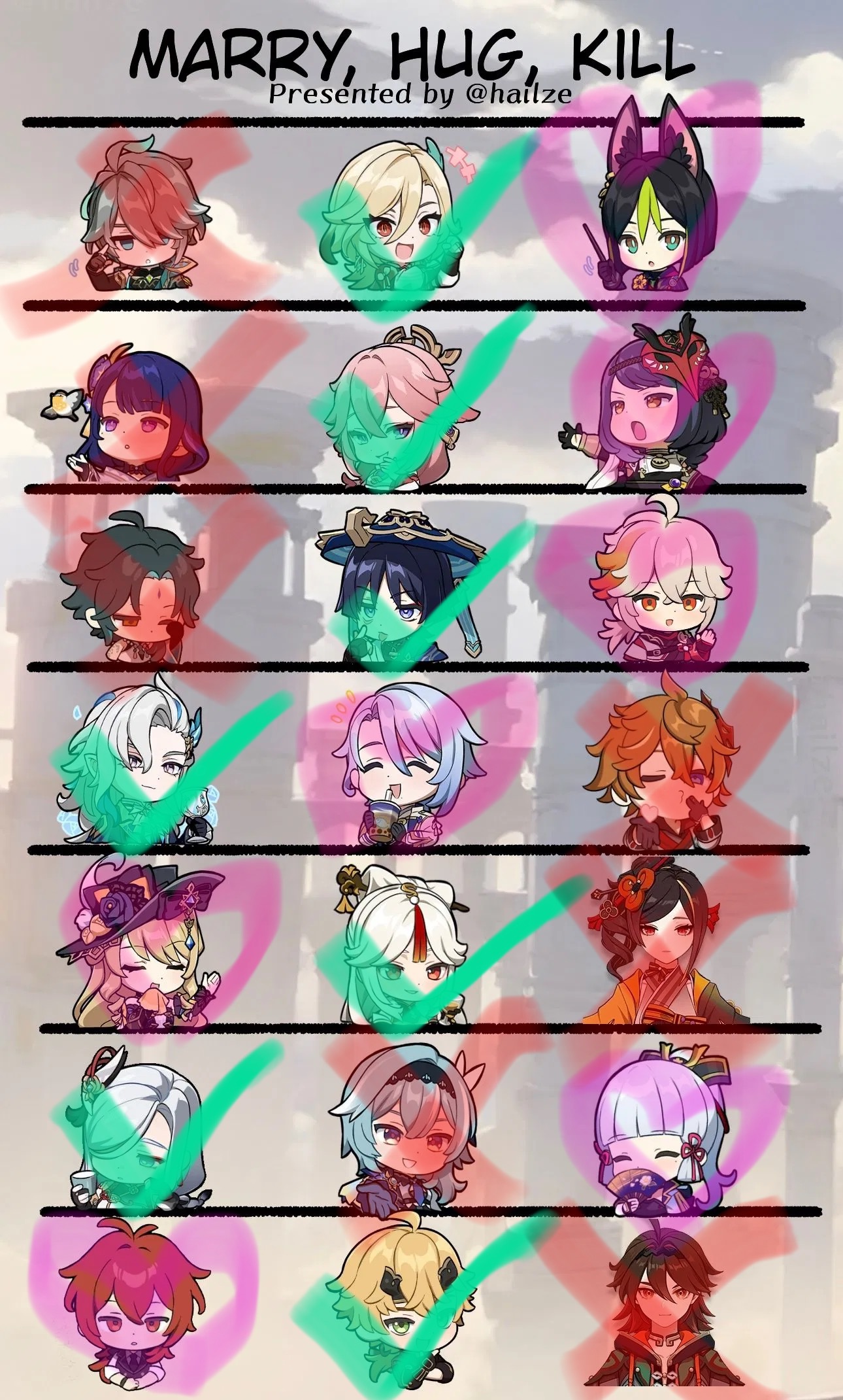 Pick one Genshin Impact | HoYoLAB