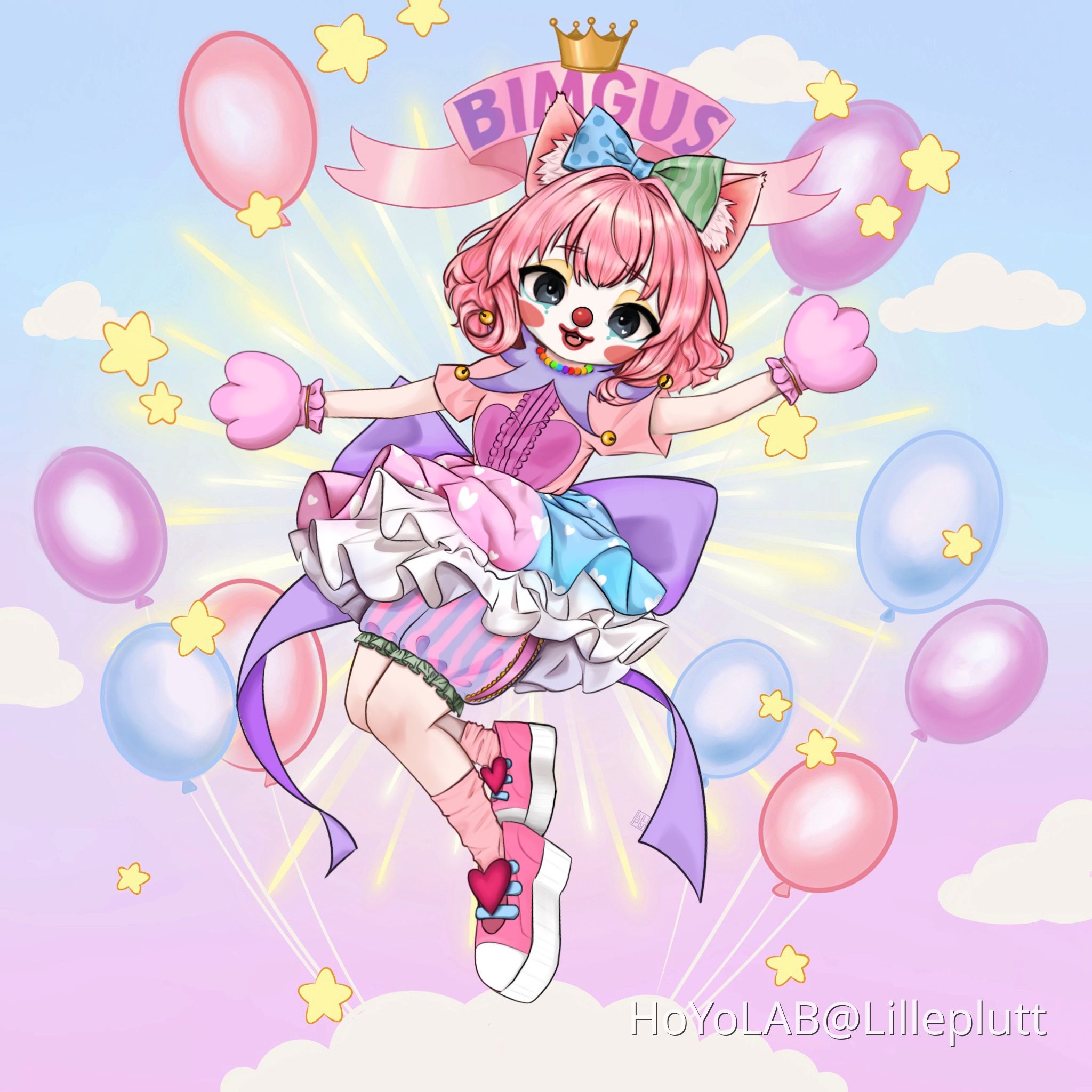 BIMGUS ART FINALLY DONE 🤡💖 | HoYoLAB