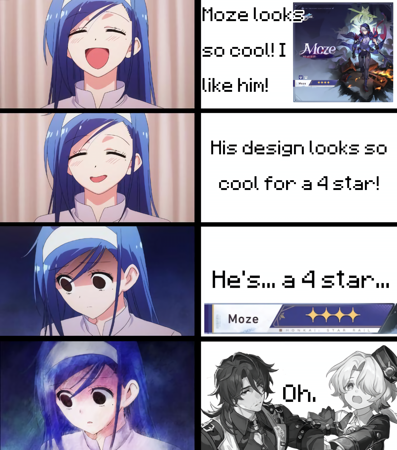Moze is such a cool four star!... Wait. Honkai: Star Rail | HoYoLAB