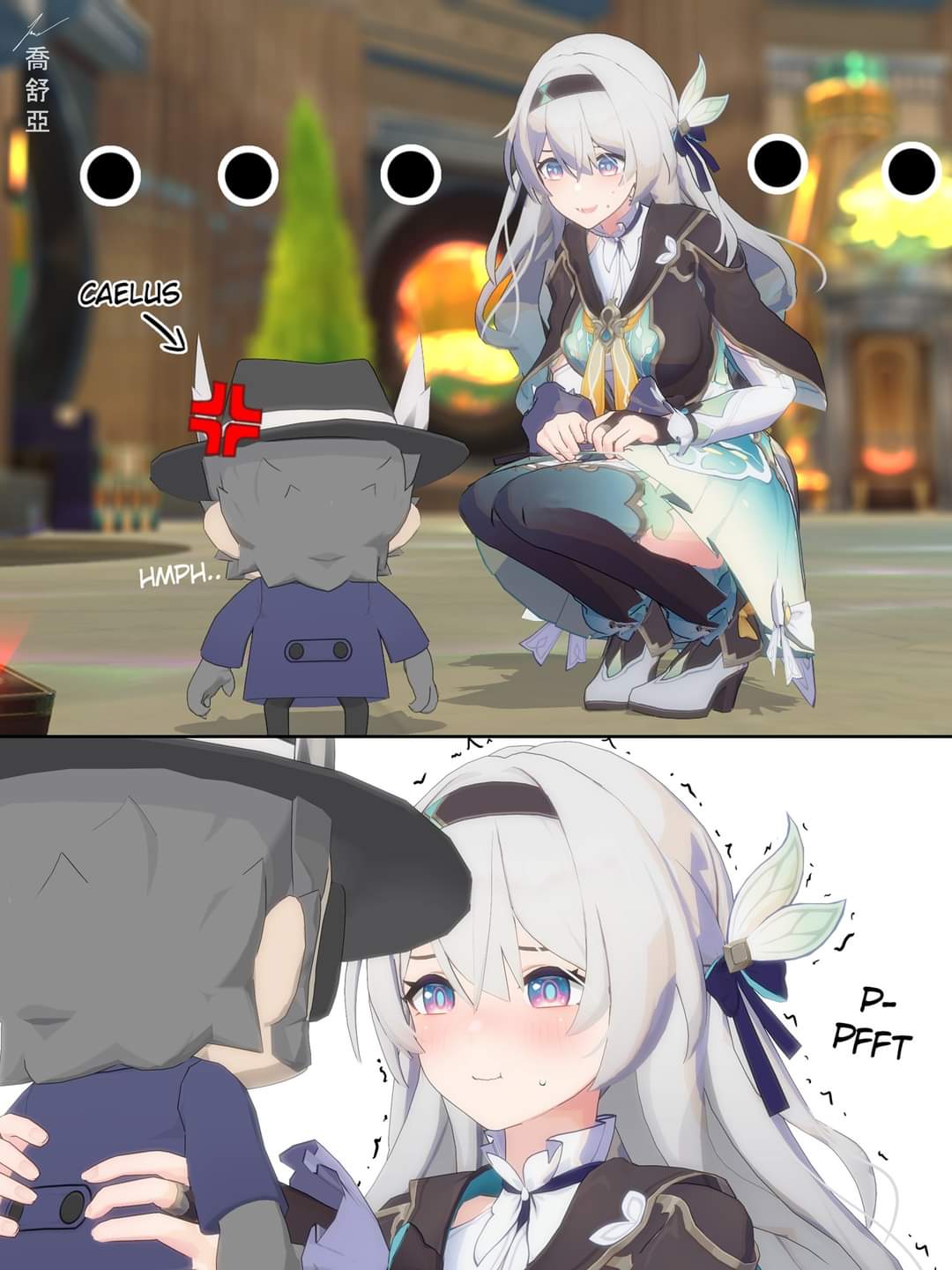 This is just too cute TT (Credits to the artist) Honkai: Star Rail ...