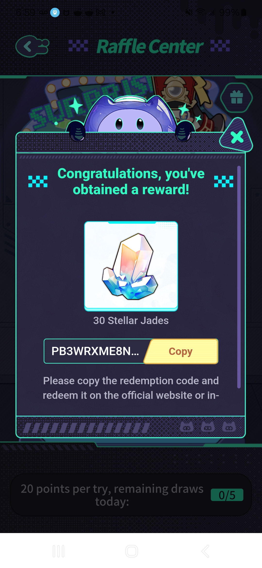 New redeem code is here today! | HoYoLAB