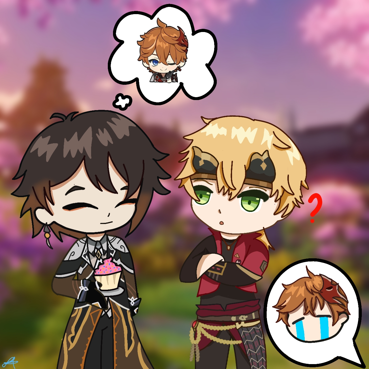 Happy birthday, Tartaglia! (Childe) Genshin Impact | HoYoLAB