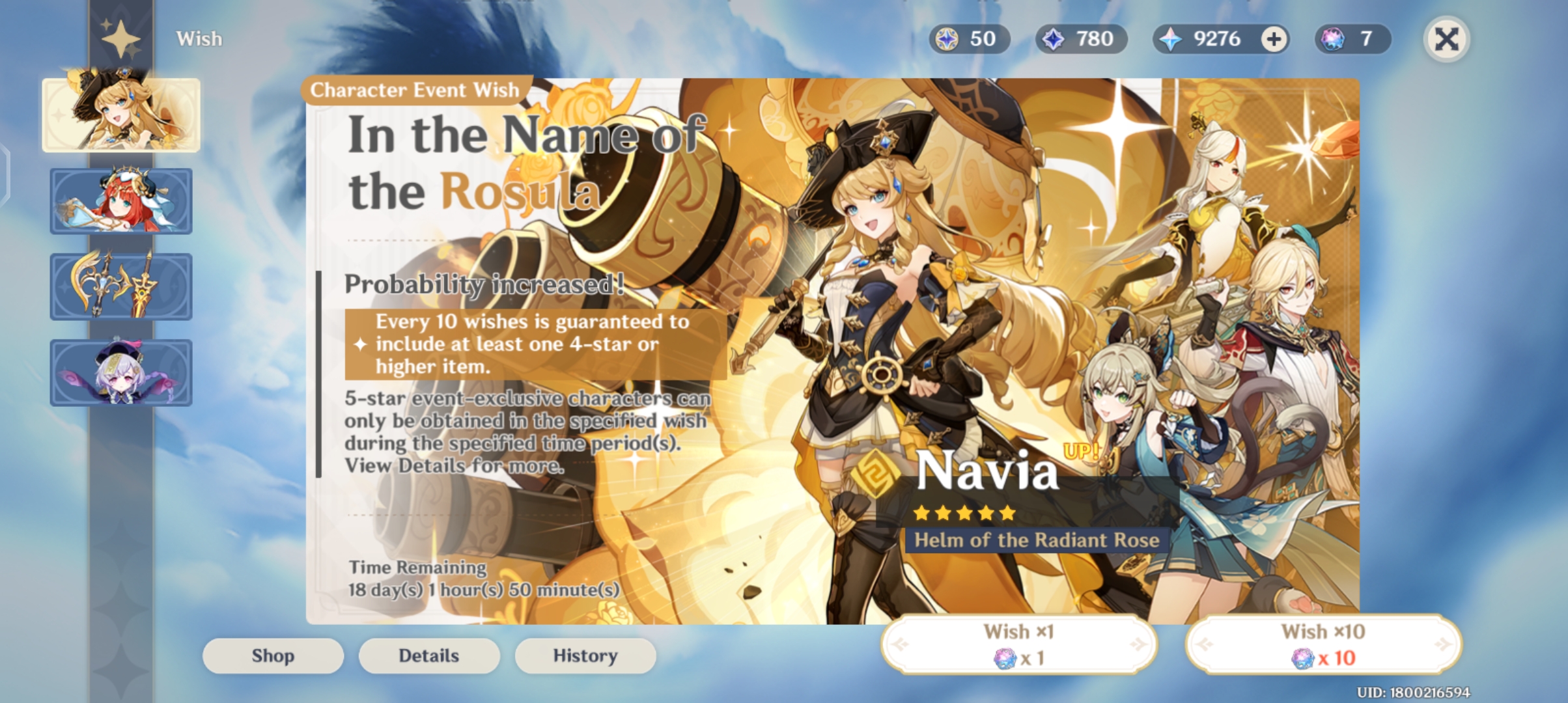 day 26 for Archons banner Genshin Impact | HoYoLAB