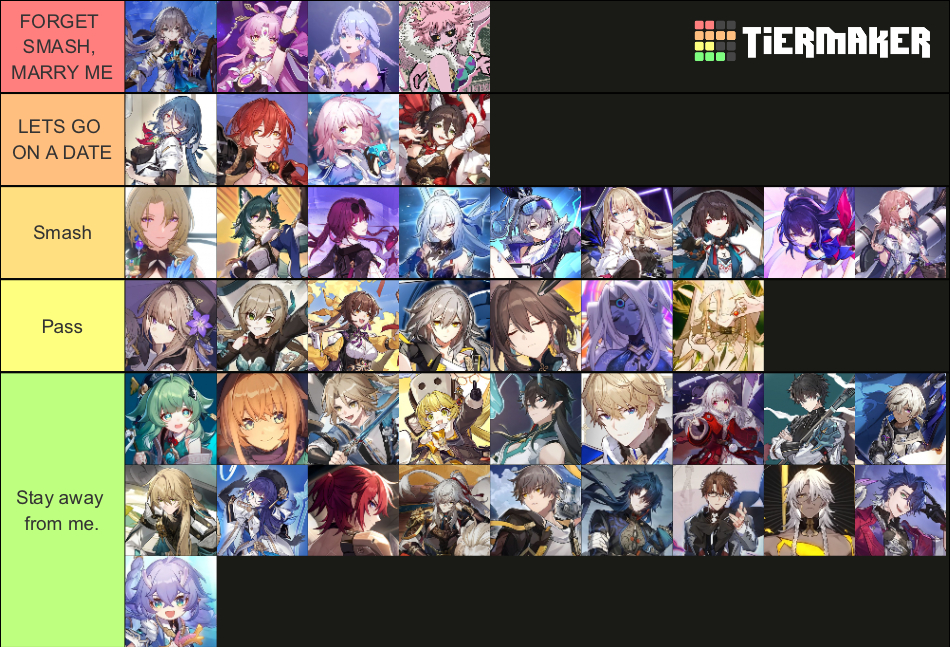 Smash/pass list Honkai: Star Rail | HoYoLAB