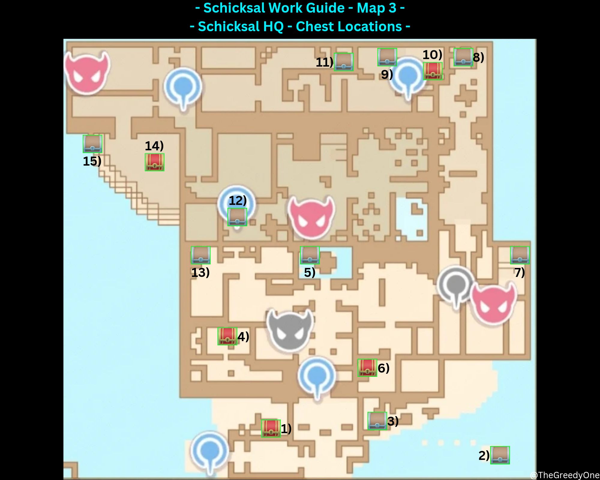 [HI3rd v7.6 Beta] Shicksal Work Guide, Treasure Chest Location (3/3 ...