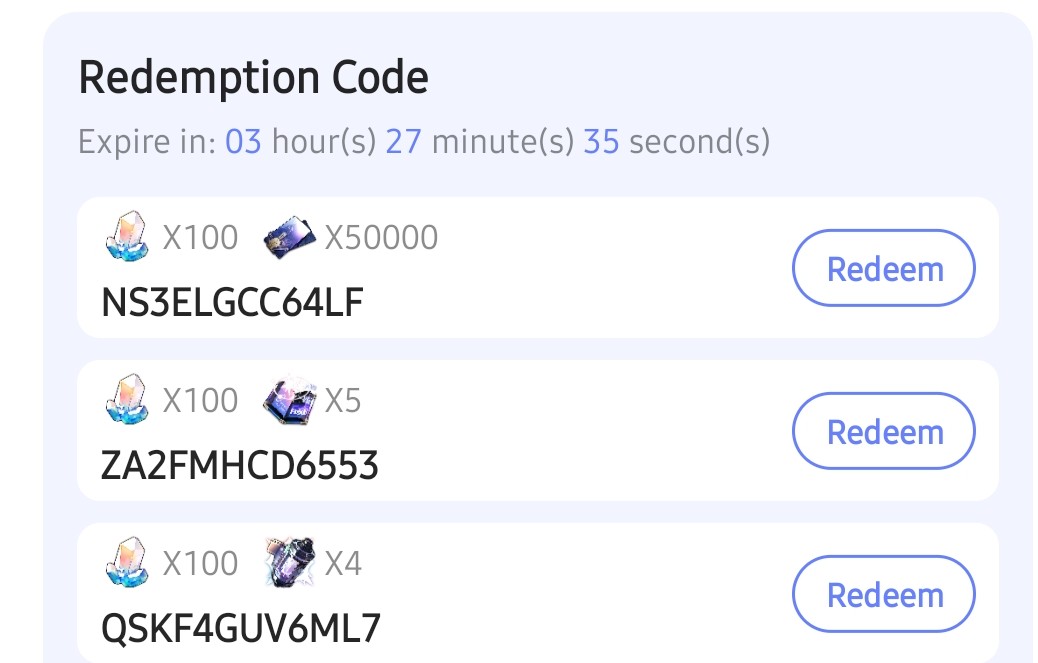Limited time Redeem Codes Honkai: Star Rail | HoYoLAB