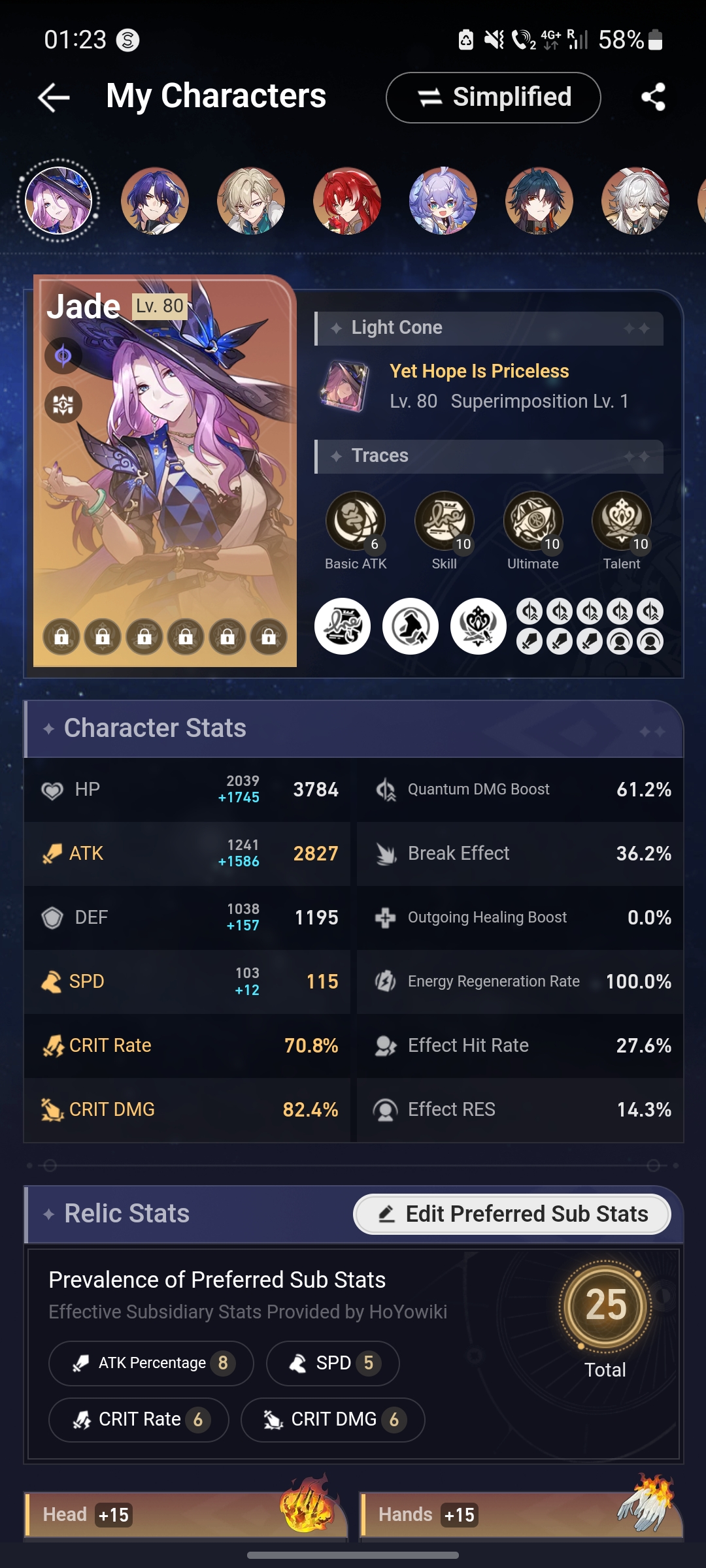 My Jade build Honkai: Star Rail | HoYoLAB