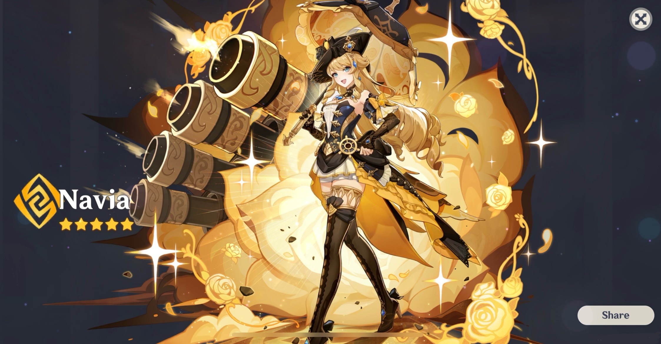 Navia!! + two artifact pulls Genshin Impact | HoYoLAB