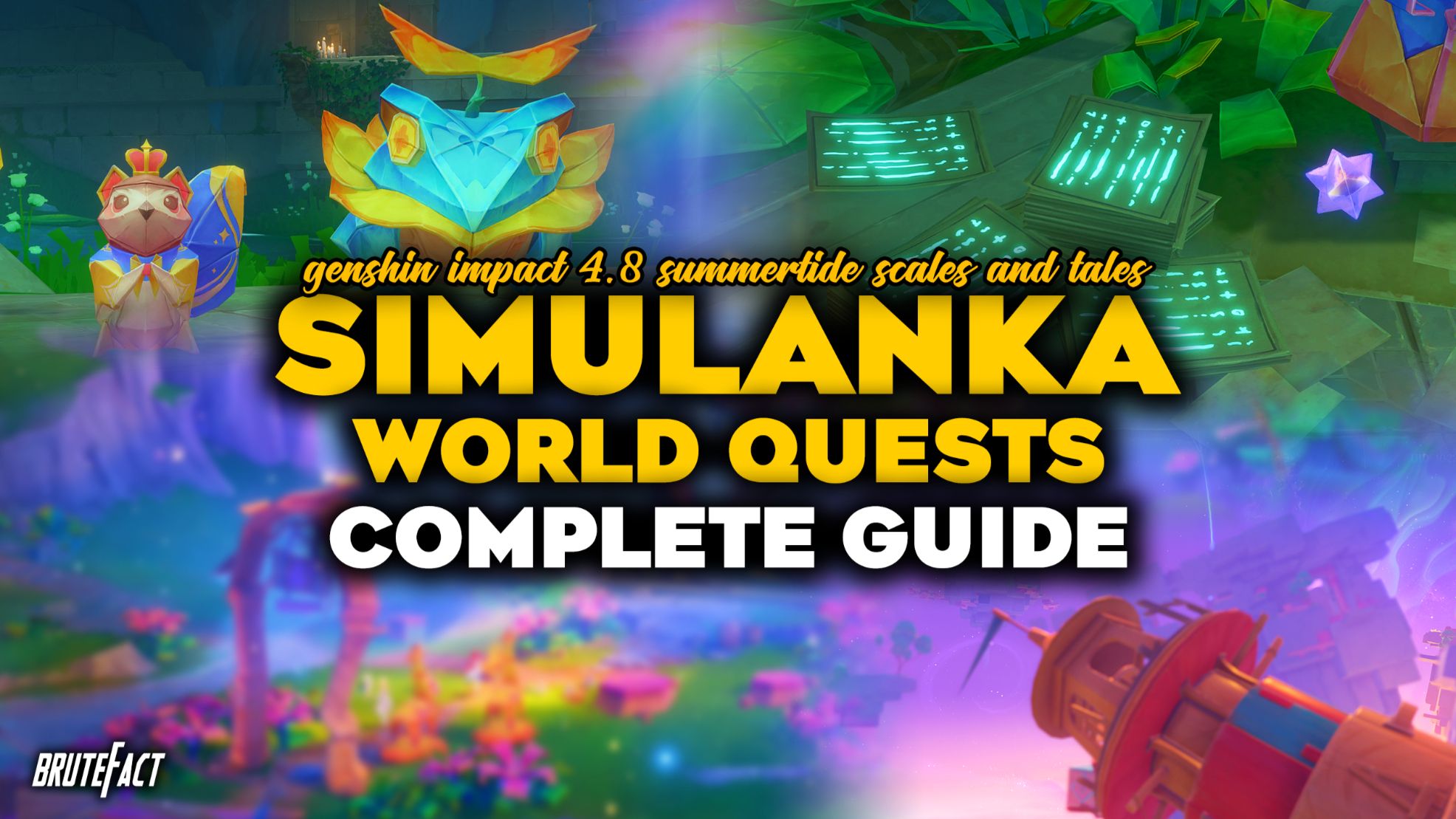 [V4.8] All Simulanka Limited Time World Quest | Genshin Impact 4.8 ...
