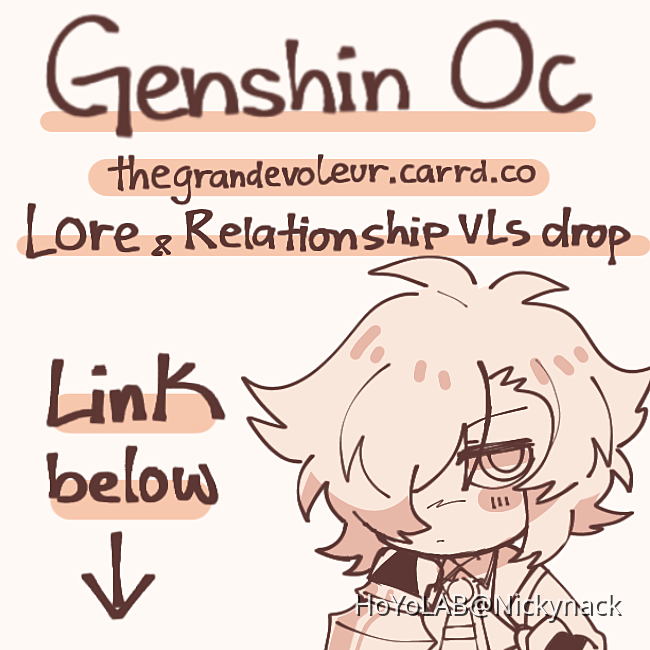 GENSHIN OC LORE DROP !! Genshin Impact | HoYoLAB