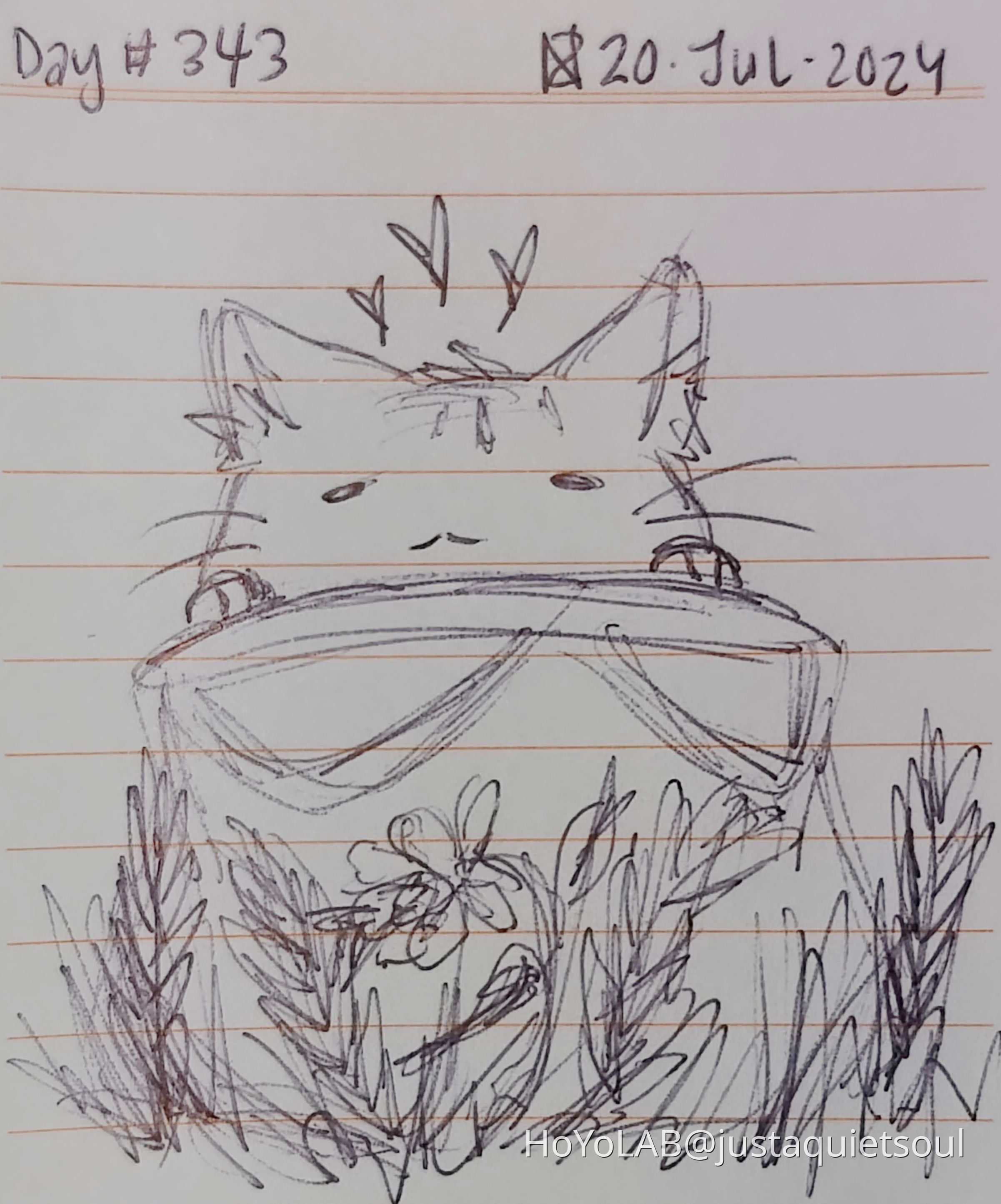 Meow meow~ 😺 (Sketch a Day #343) | HoYoLAB