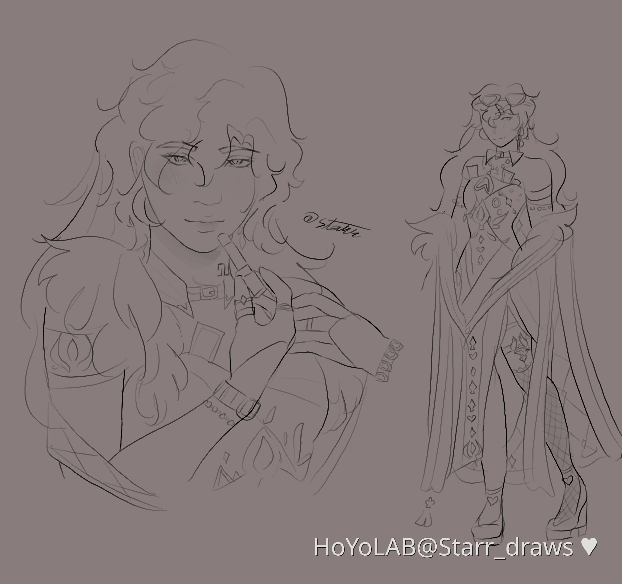 Genderbent Aventurine idk (also I forgot to post yesterday I did a lot😭 ...