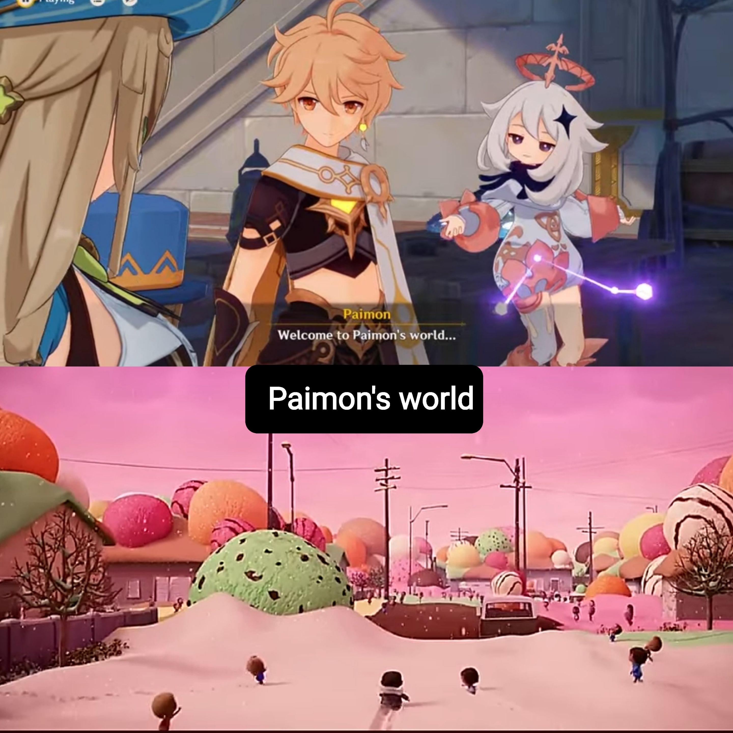 I want to go to paimon's world too Genshin Impact | HoYoLAB