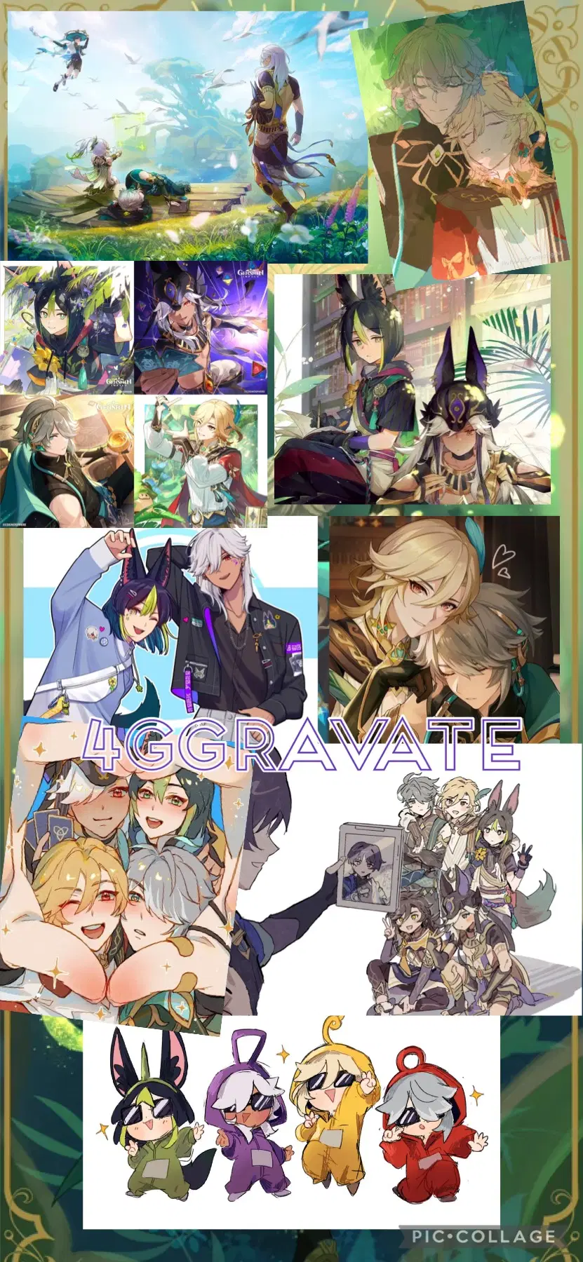 Made my own 4GGRAVATE wallpaper! Genshin Impact | HoYoLAB