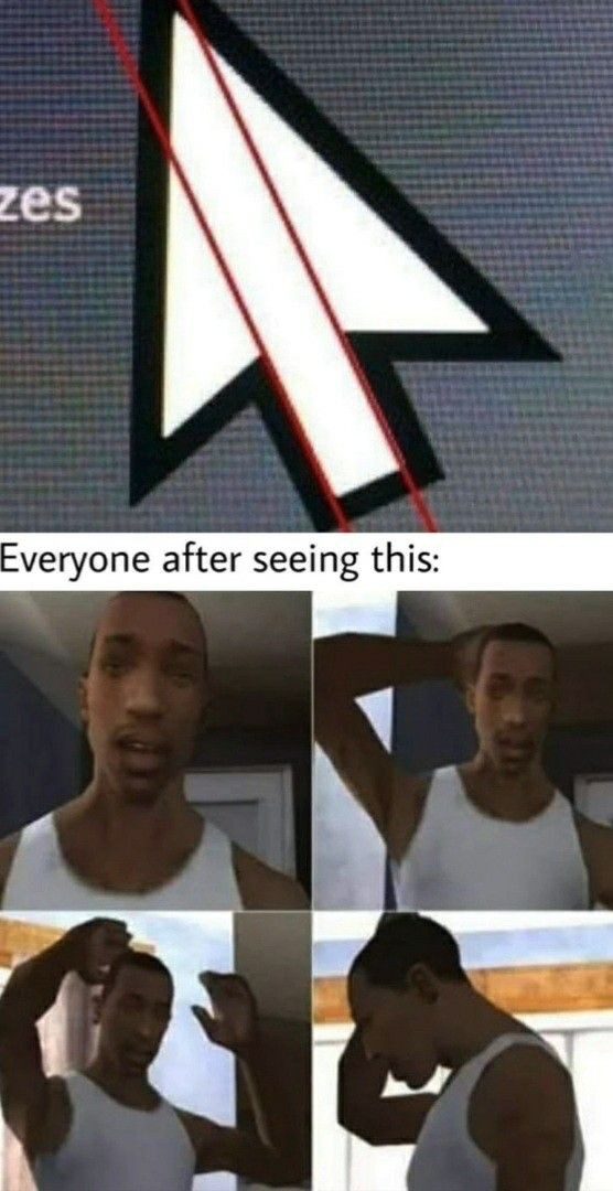 most cursors aren't perfectly straight, check yours. | HoYoLAB