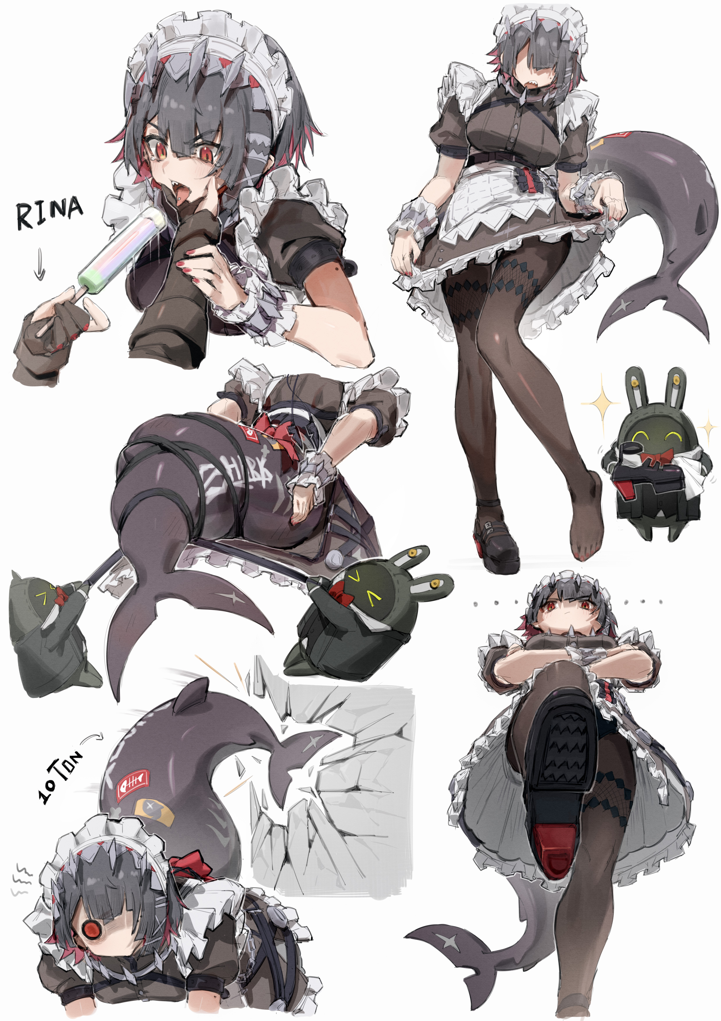 Fan art of Ellen Joe Zenless Zone Zero | HoYoLAB