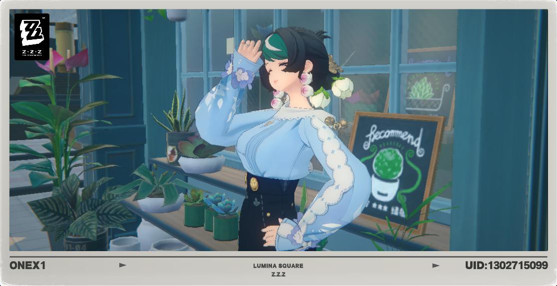 NPC Tercantik di ZZZ. Suka bangeTT sama outfitnya🩵🖤 Zenless Zone Zero ...