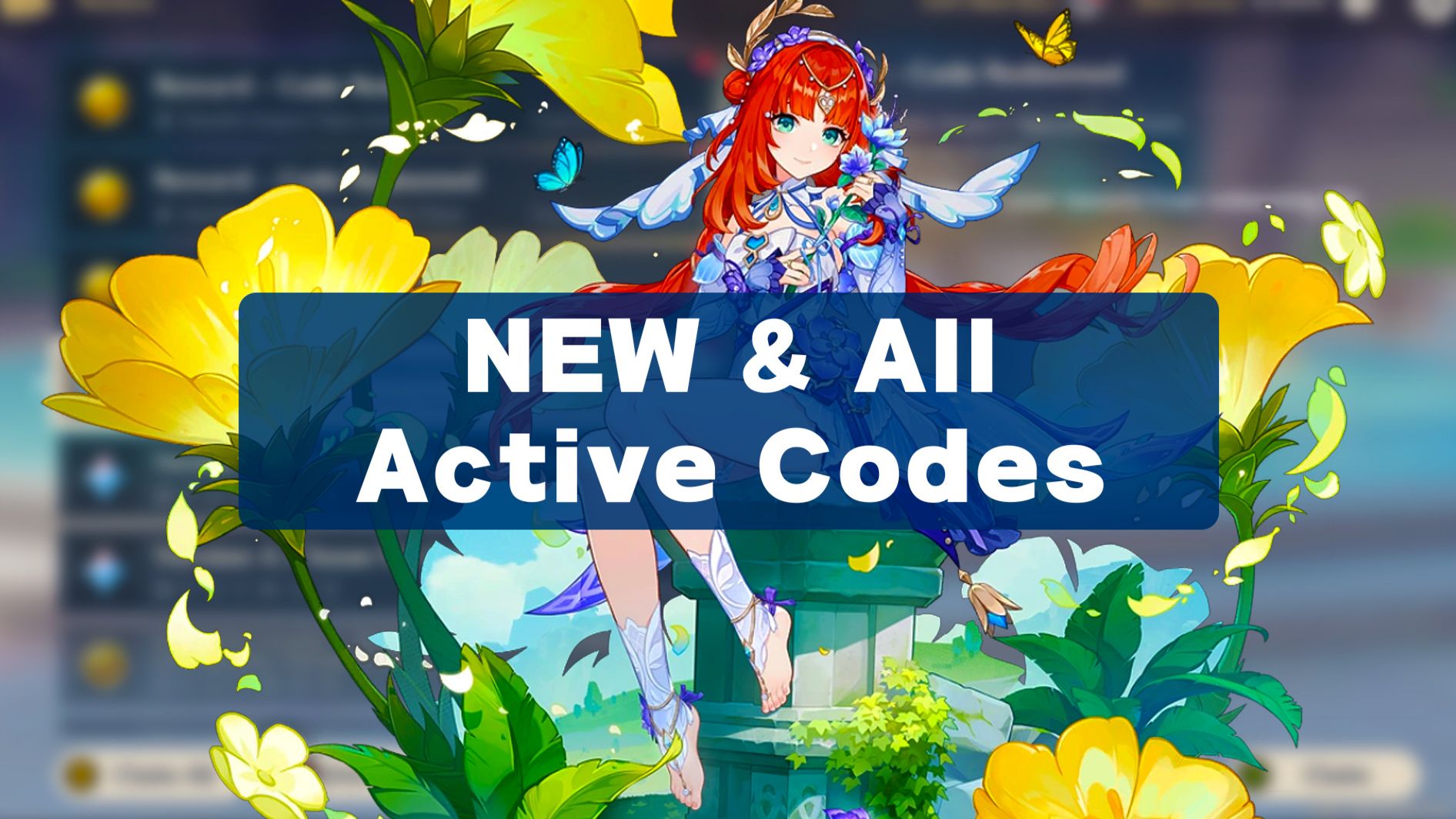 [V4.8] All 9 Active Codes for Version 4.8 | 60 Primogems & Other Rewards Genshin Impact | HoYoLAB