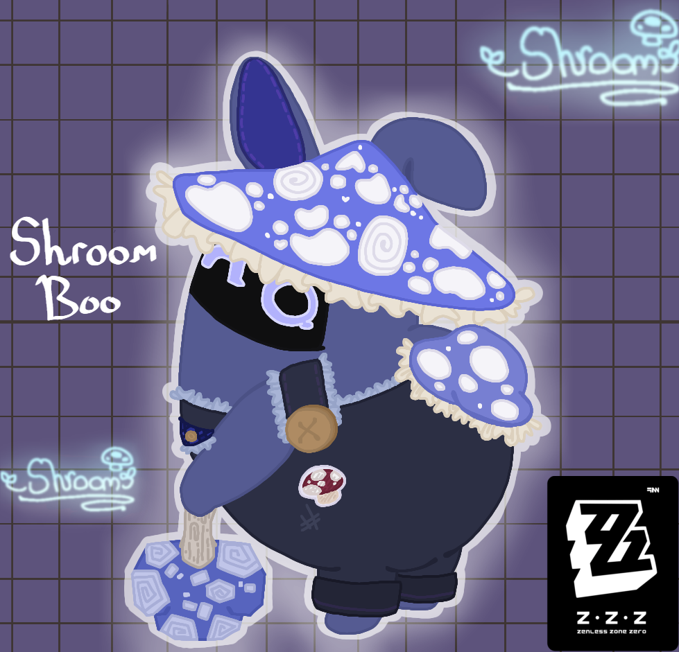 Blue Shroom Boo Zenless Zone Zero | HoYoLAB