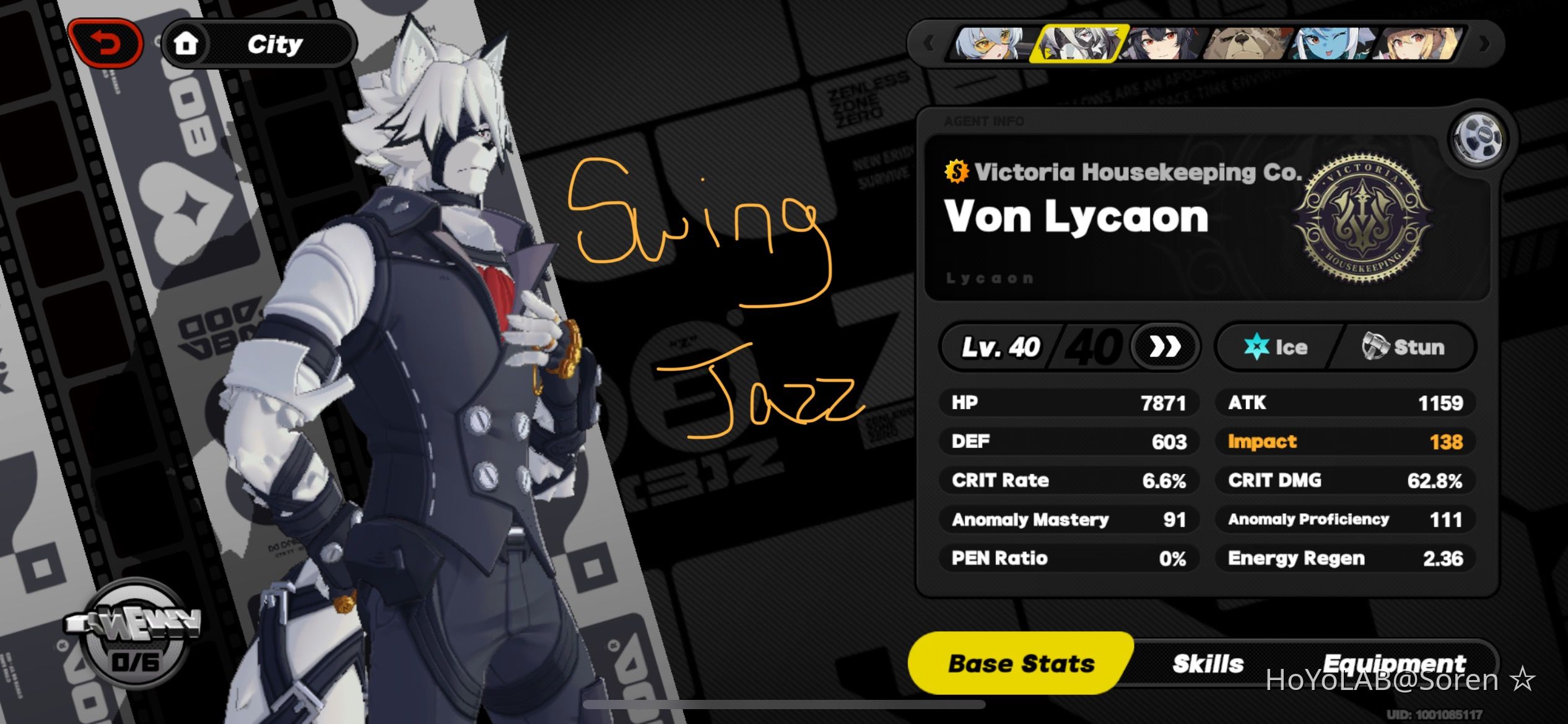 Lycaon build help 🤔 Zenless Zone Zero | HoYoLAB