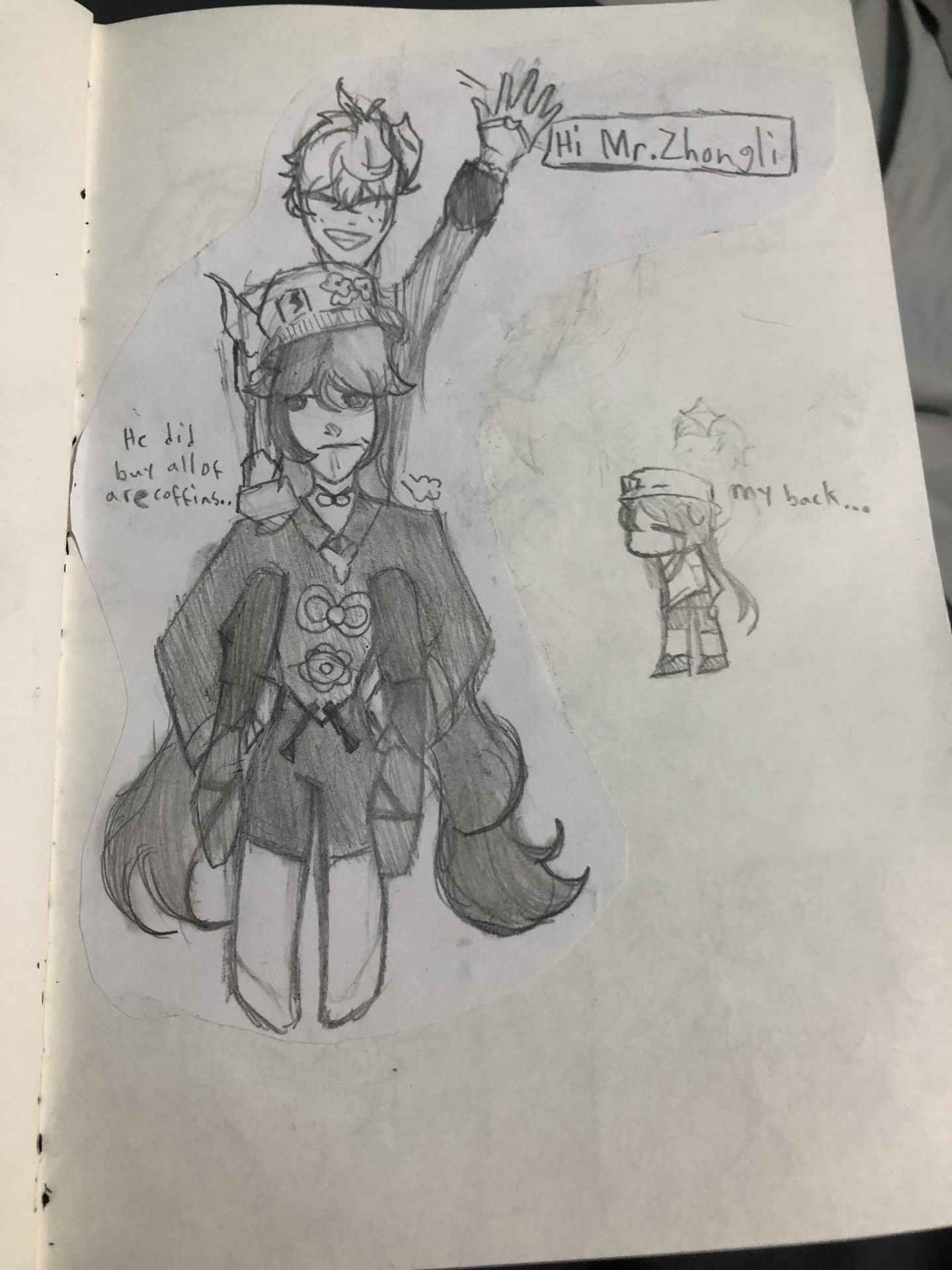 A continuation of the doodle (tbh I got lazy on the 3rd and 4th panel ...