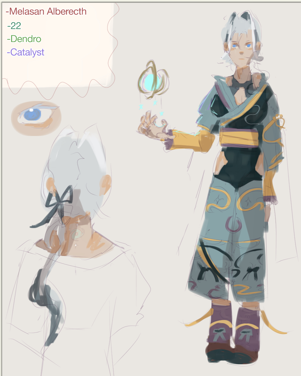 First art contest cuz bored Genshin Impact | HoYoLAB