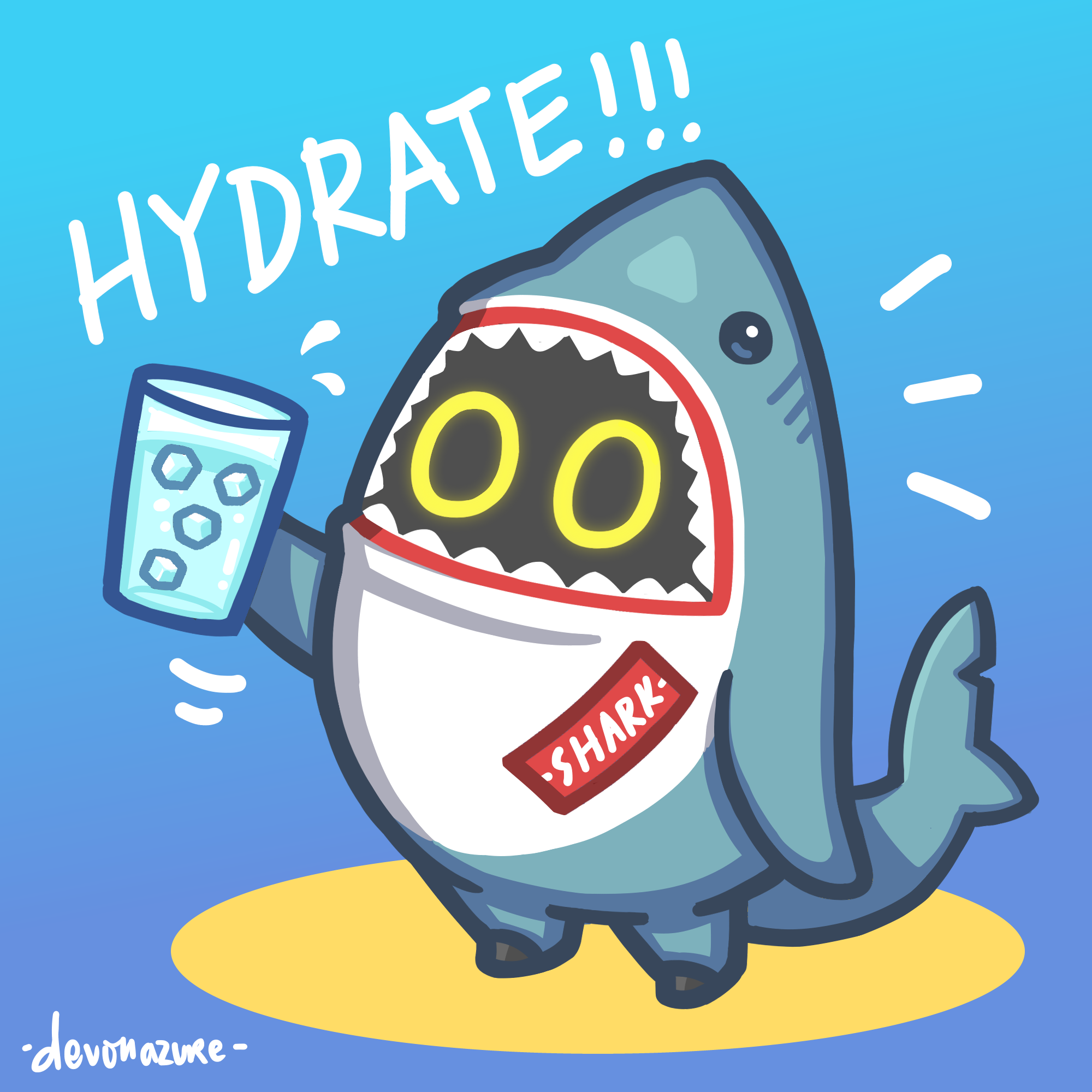Sharkboo! Don't forget to hydrate! Zenless Zone Zero | HoYoLAB