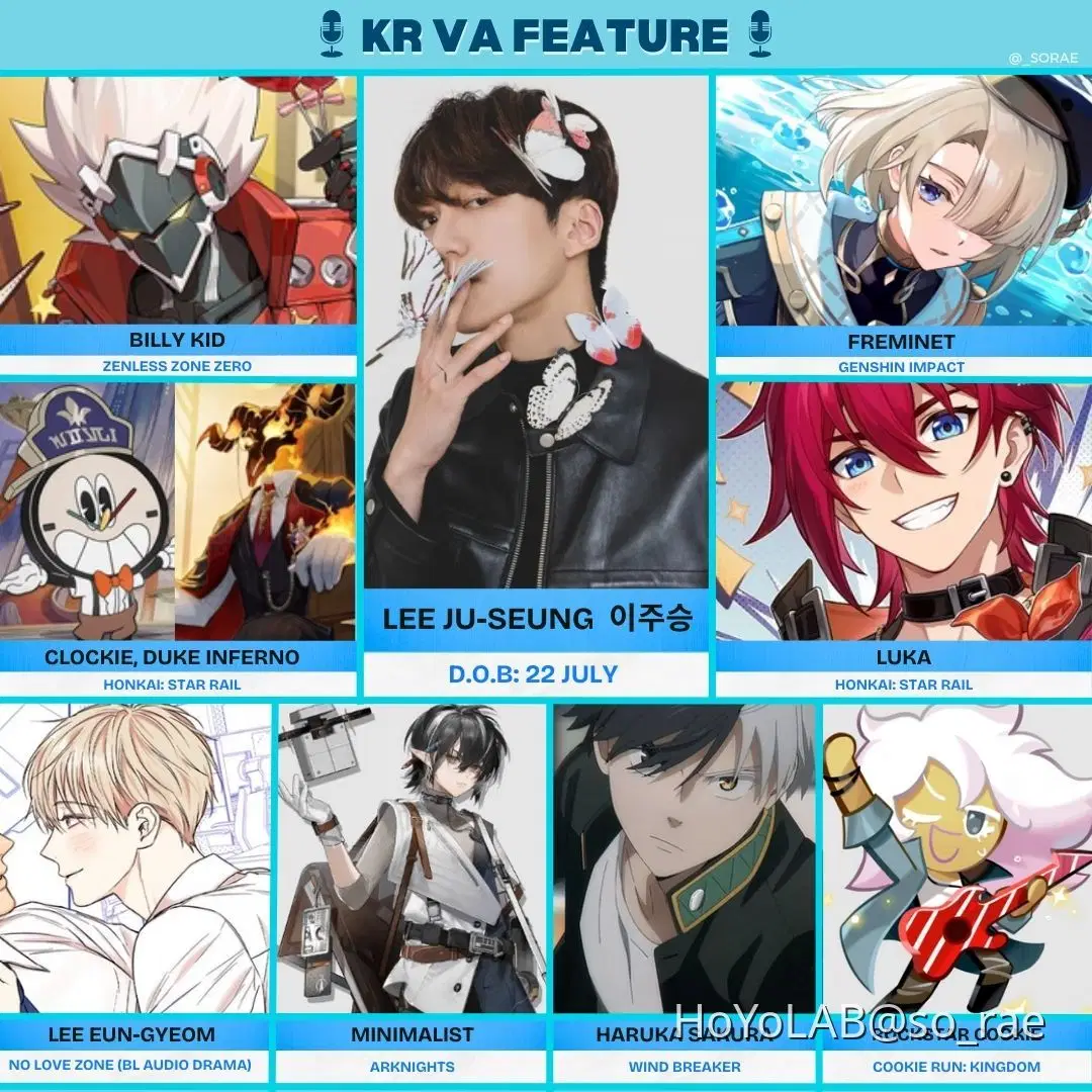 Happy Birthday to Freminet , Luka and Billy Kid KR VA Lee Ju-seung ...