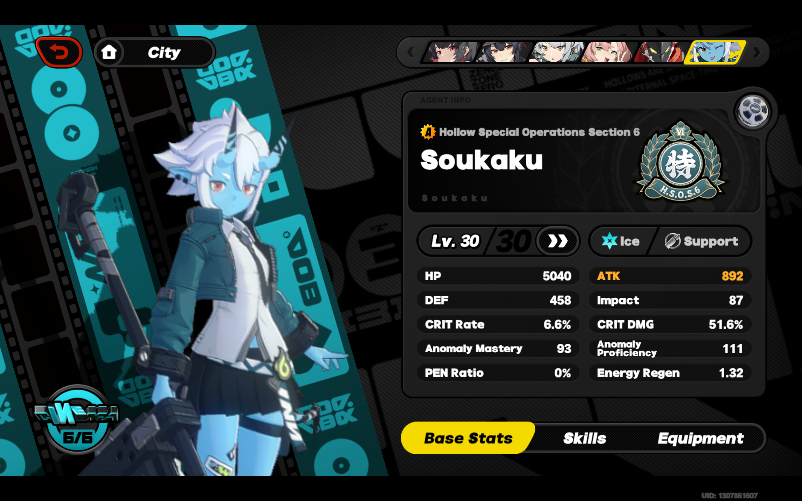 my Soukaku build, it's my day 6 pkaying ZZZ Zenless Zone Zero | HoYoLAB