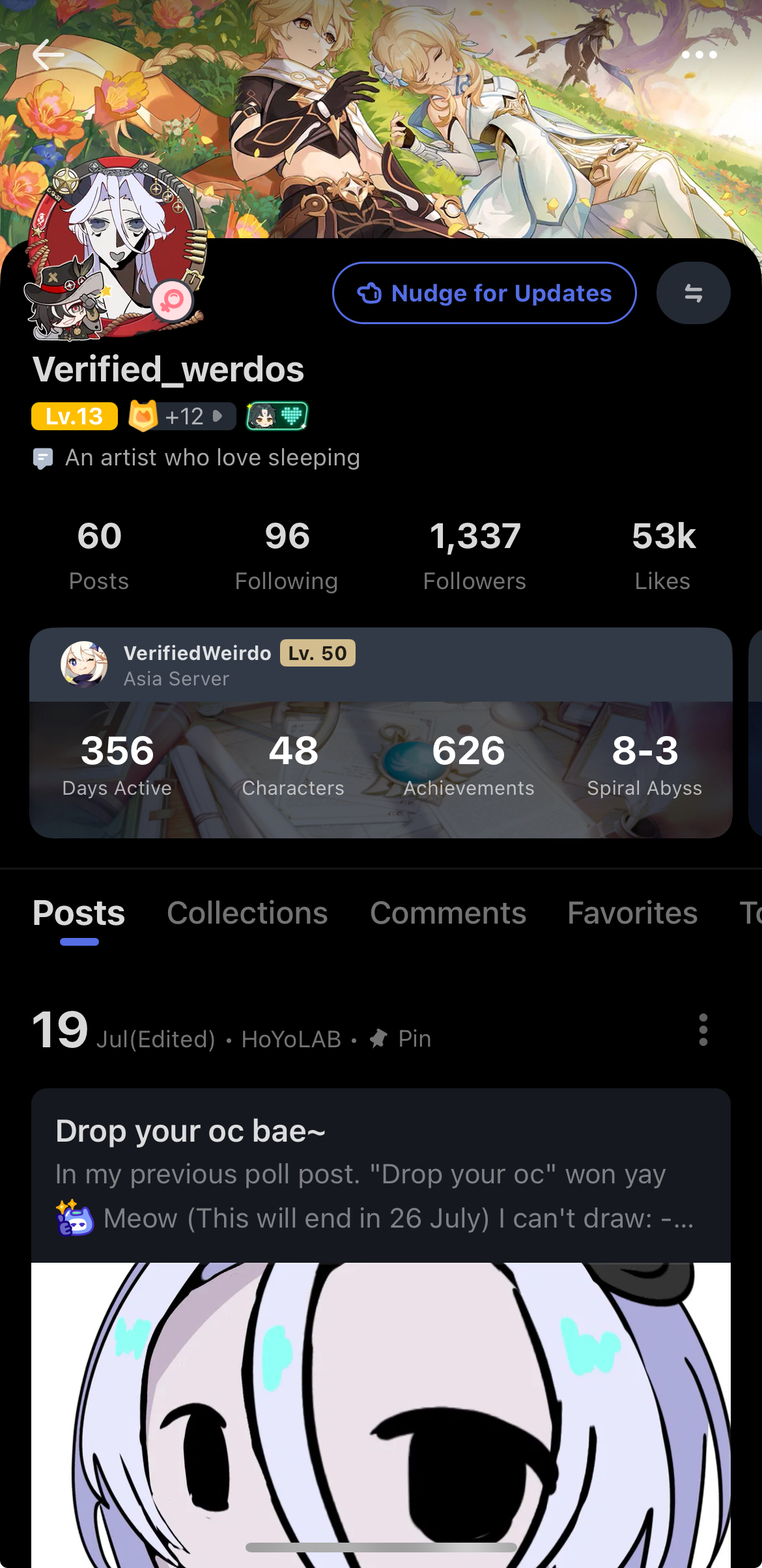 (First) Prize for @Verified_werdos! Make sure to follow them! | HoYoLAB