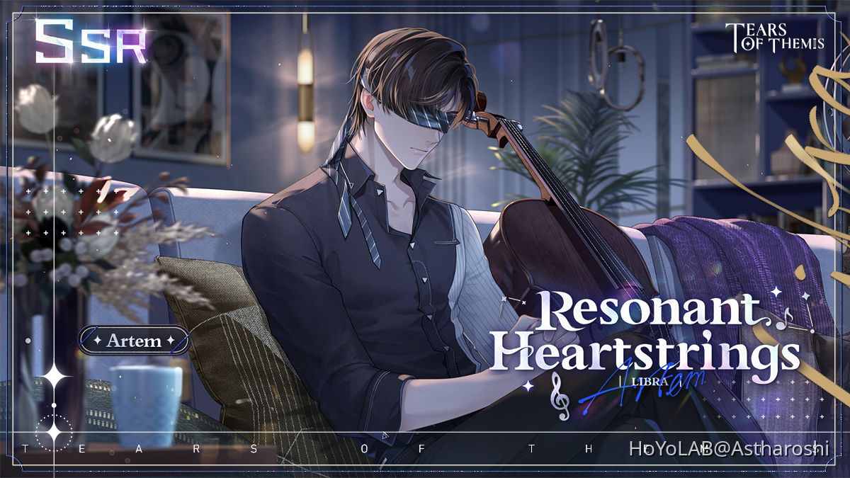 Artem SSR 【Resonant Heartstrings】 3rd Anniversary Top-Up Video (KR dub) Card info Phone ...