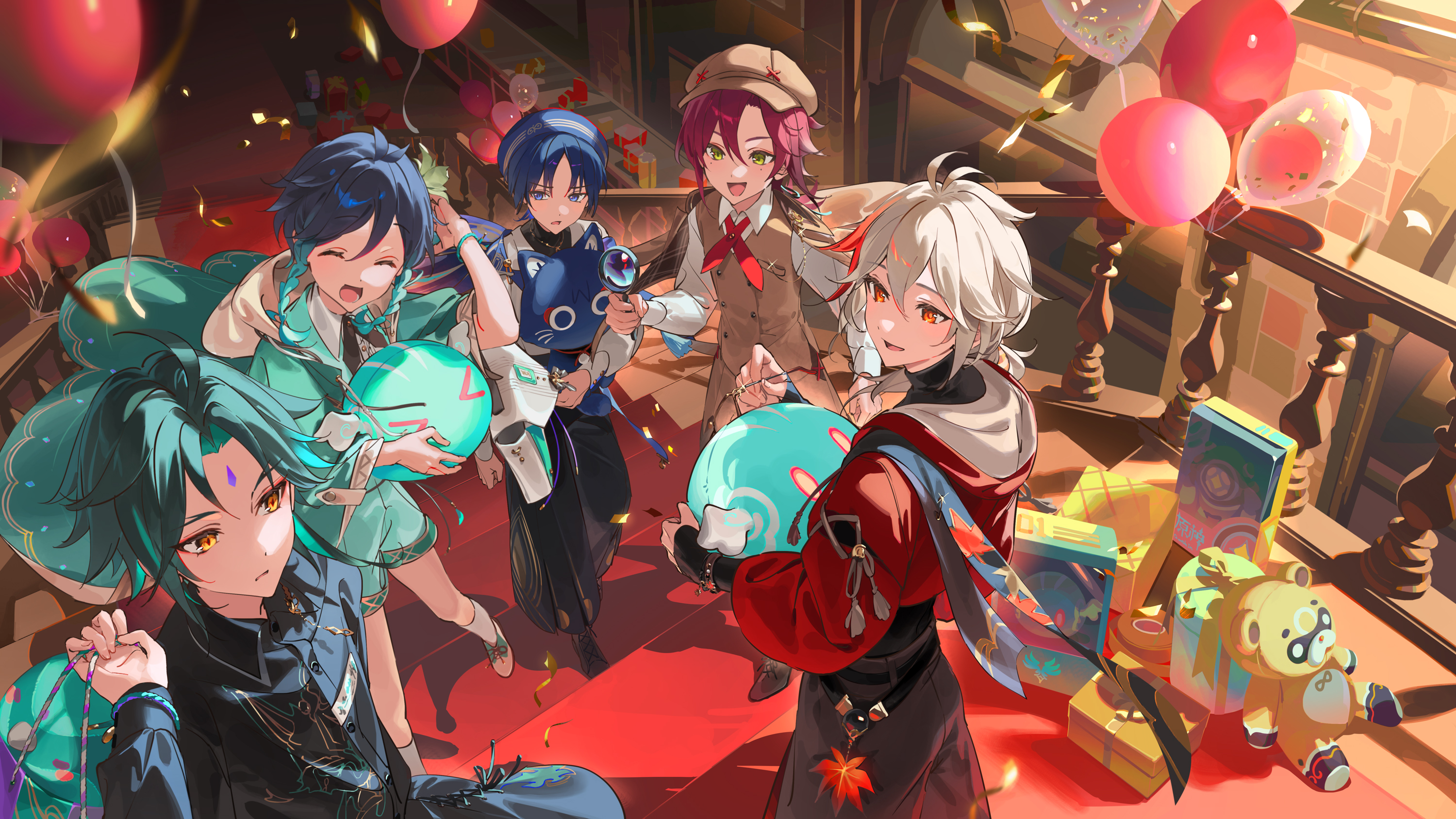 Taking Group Photos with Anemo Boys Genshin Impact | HoYoLAB