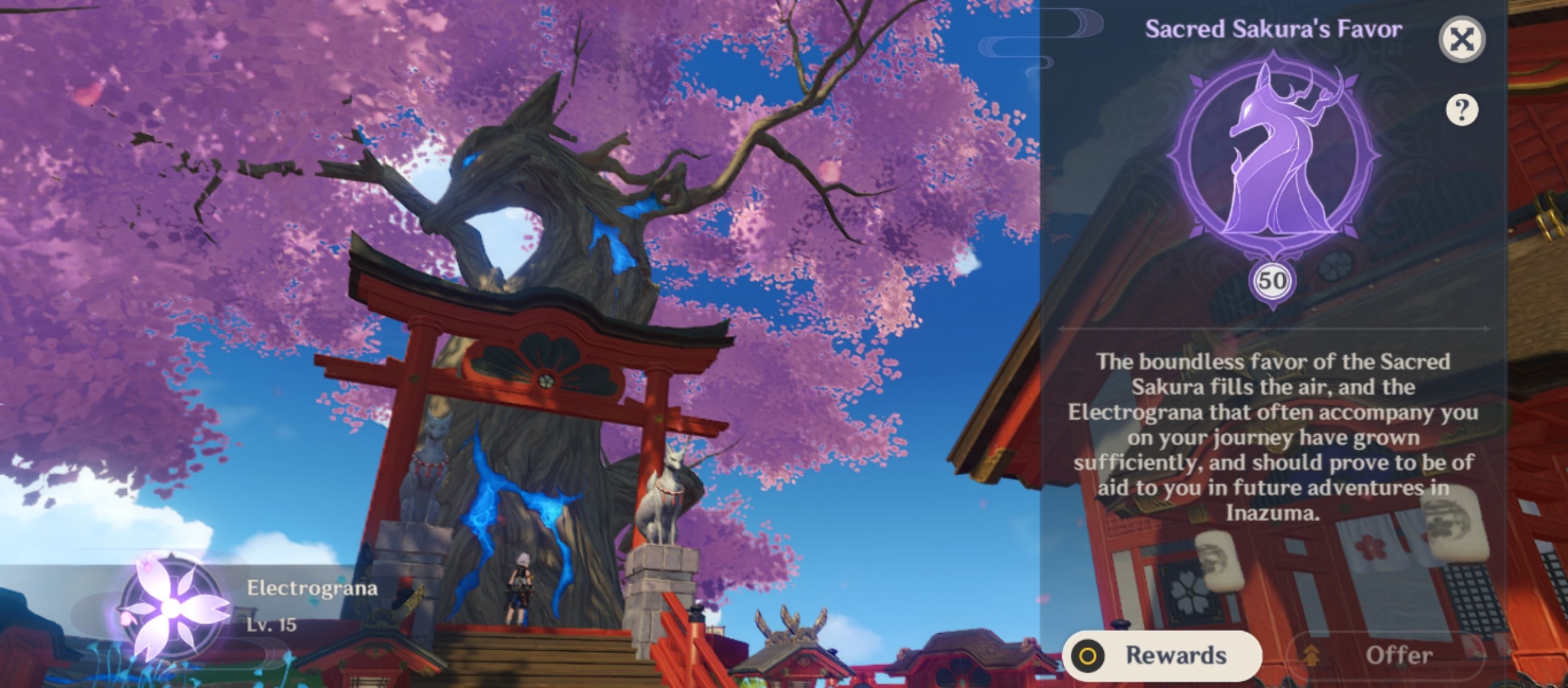 Sakura tree... finally Genshin Impact | HoYoLAB