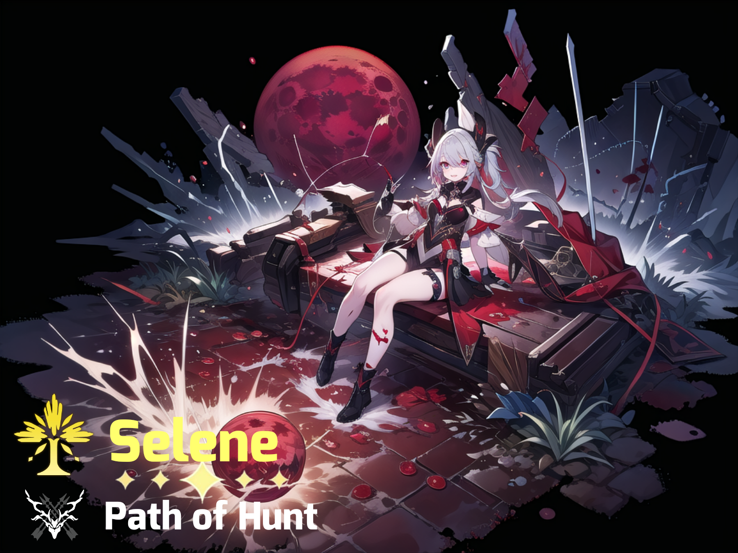 8 - Fan made character : Selene (Imaginary Hunt) Honkai: Star Rail ...