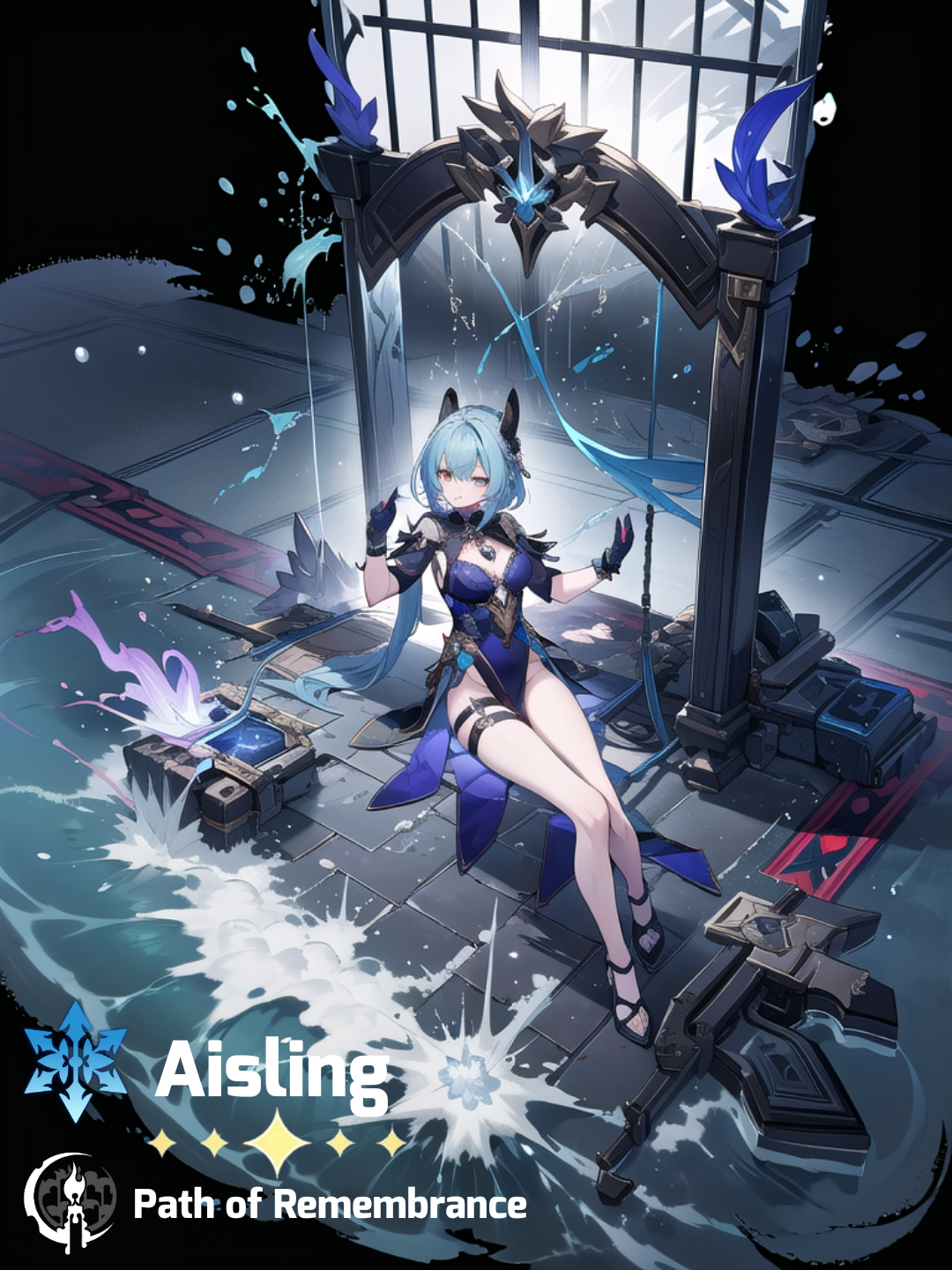 5 - Fan made character : Aisling (Ice Remembrance) Honkai: Star Rail ...