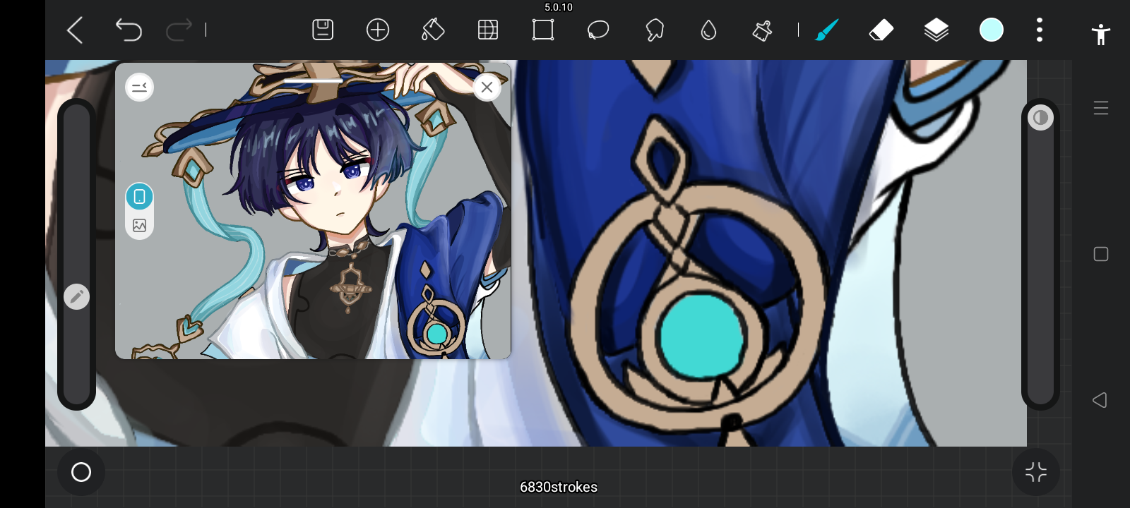 how do you even draw an anemo Vision (WIP1!1!) Genshin Impact | HoYoLAB