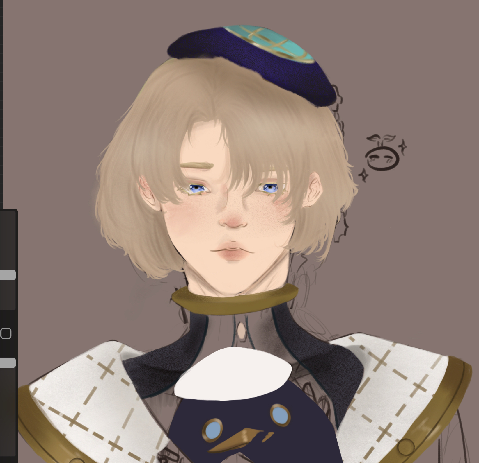 Update on ferminet’s drawing💛💙 Genshin Impact | HoYoLAB
