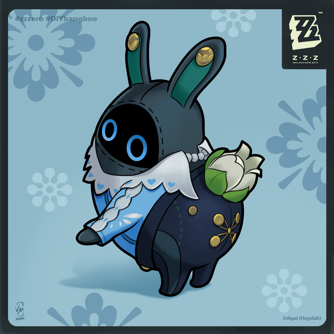 Orchidea Bangboo - Zenless Zone Zero "DIY Bangboo" Fan Art Contest ...