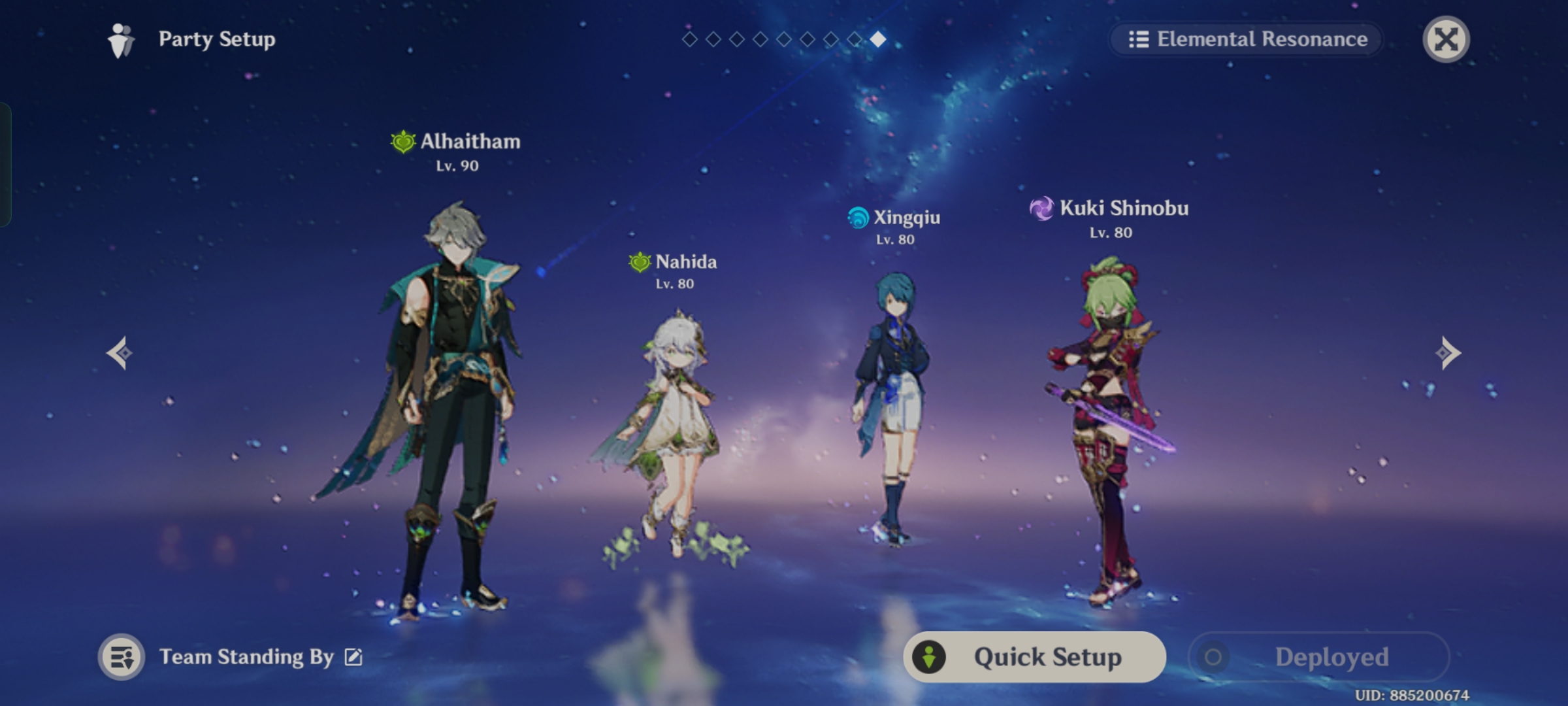 Characters selection background in simulanka! Genshin Impact | HoYoLAB